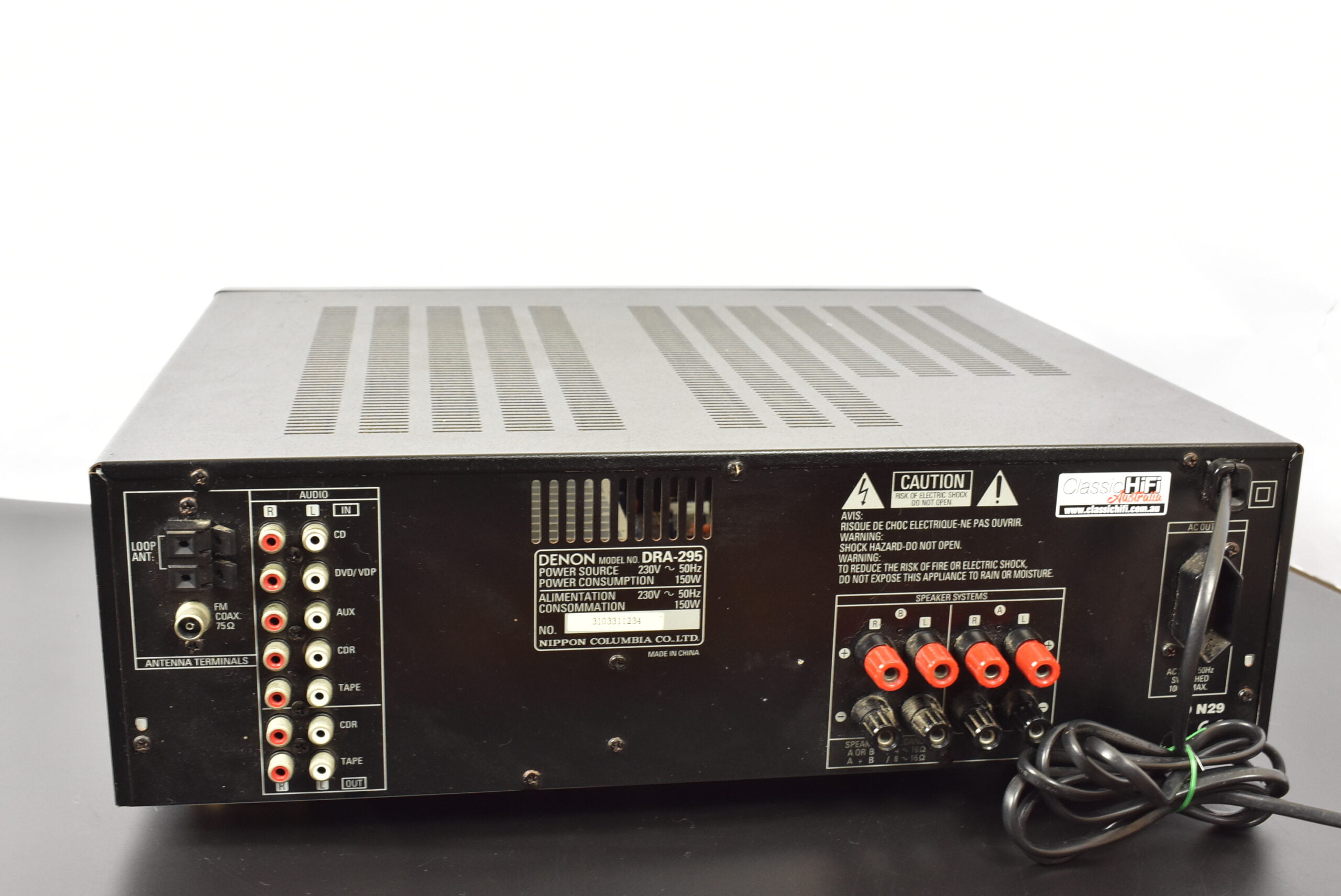 DENON DRA-295 Receiver - Classic HiFi.com.au