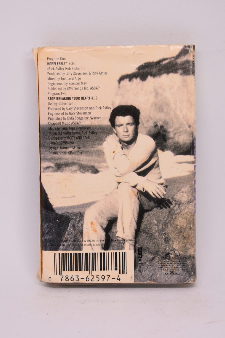 Rick Astley – Hoplelessly (cassingle) – Classic HiFi.com.au